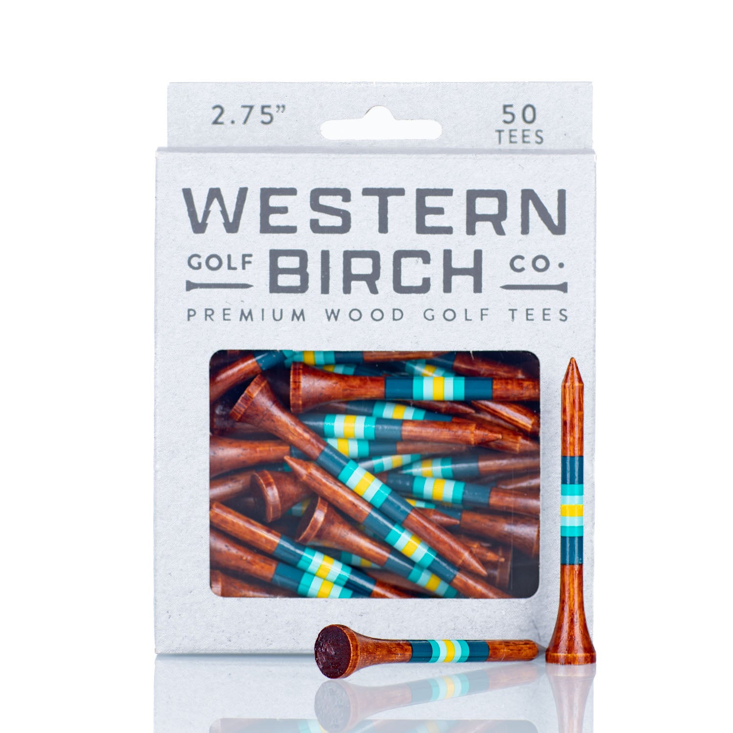 "Chambers" Signature Striped Golf Tee – Western Birch Golf Company