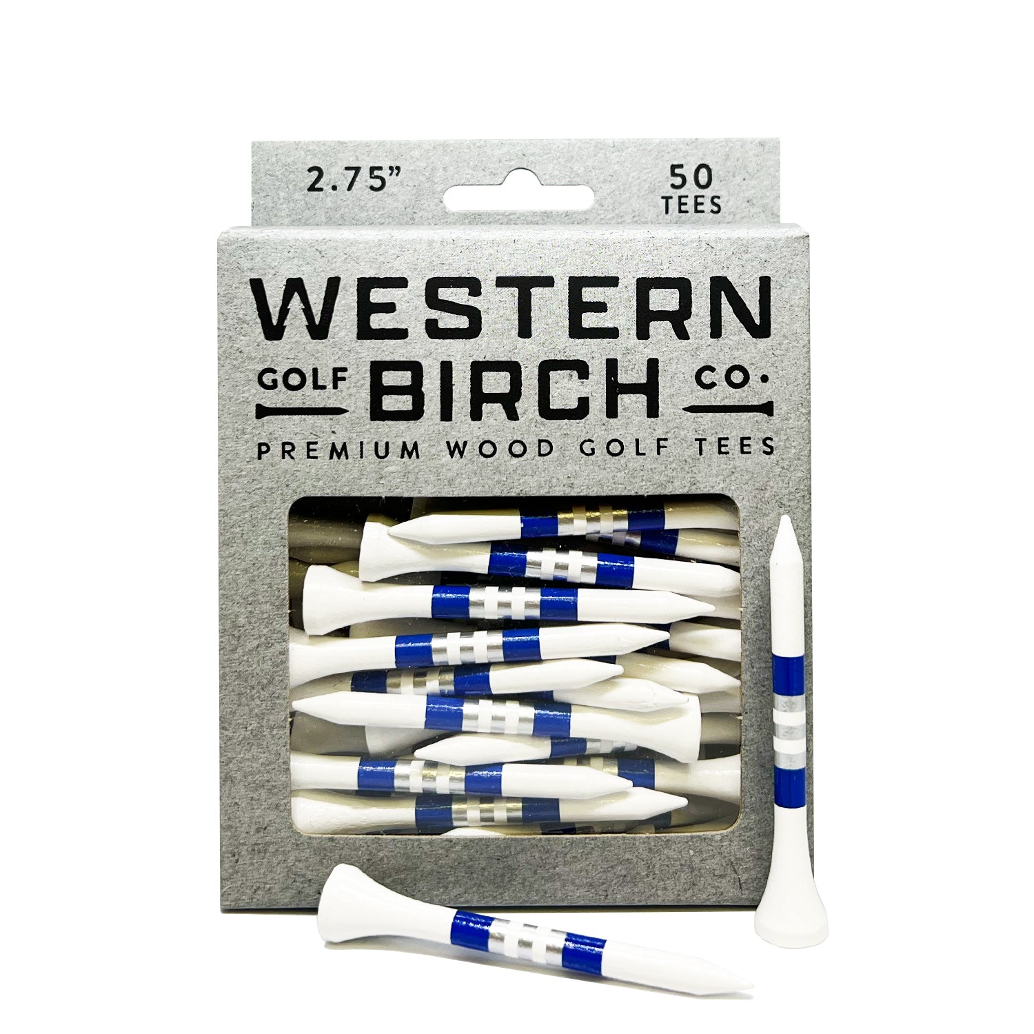 "Chevelle" Signature Striped Golf Tee – Western Birch Golf Company