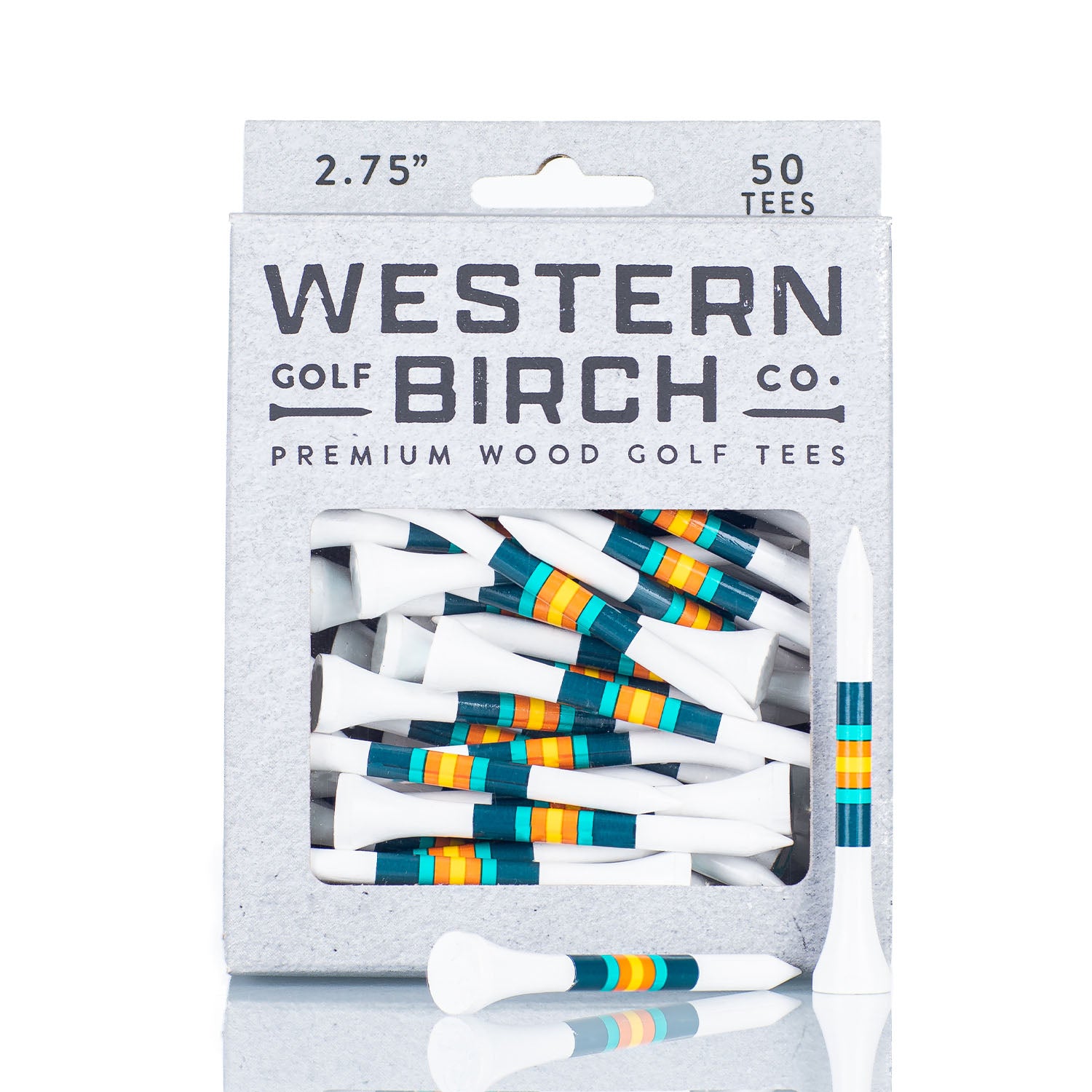 "Highlander" Signature Striped Golf Tee – Western Birch Golf Company