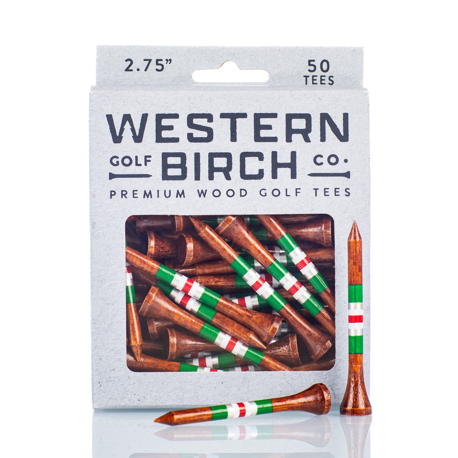 "Merion" Signature Striped Golf Tee – Western Birch Golf Company