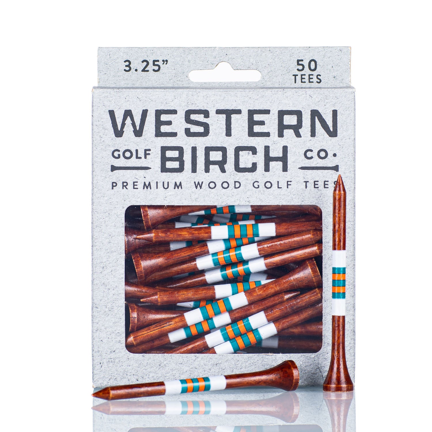 "Tahiti Treat" 3.25" Signature Striped Golf Tee – Western Birch Golf ...