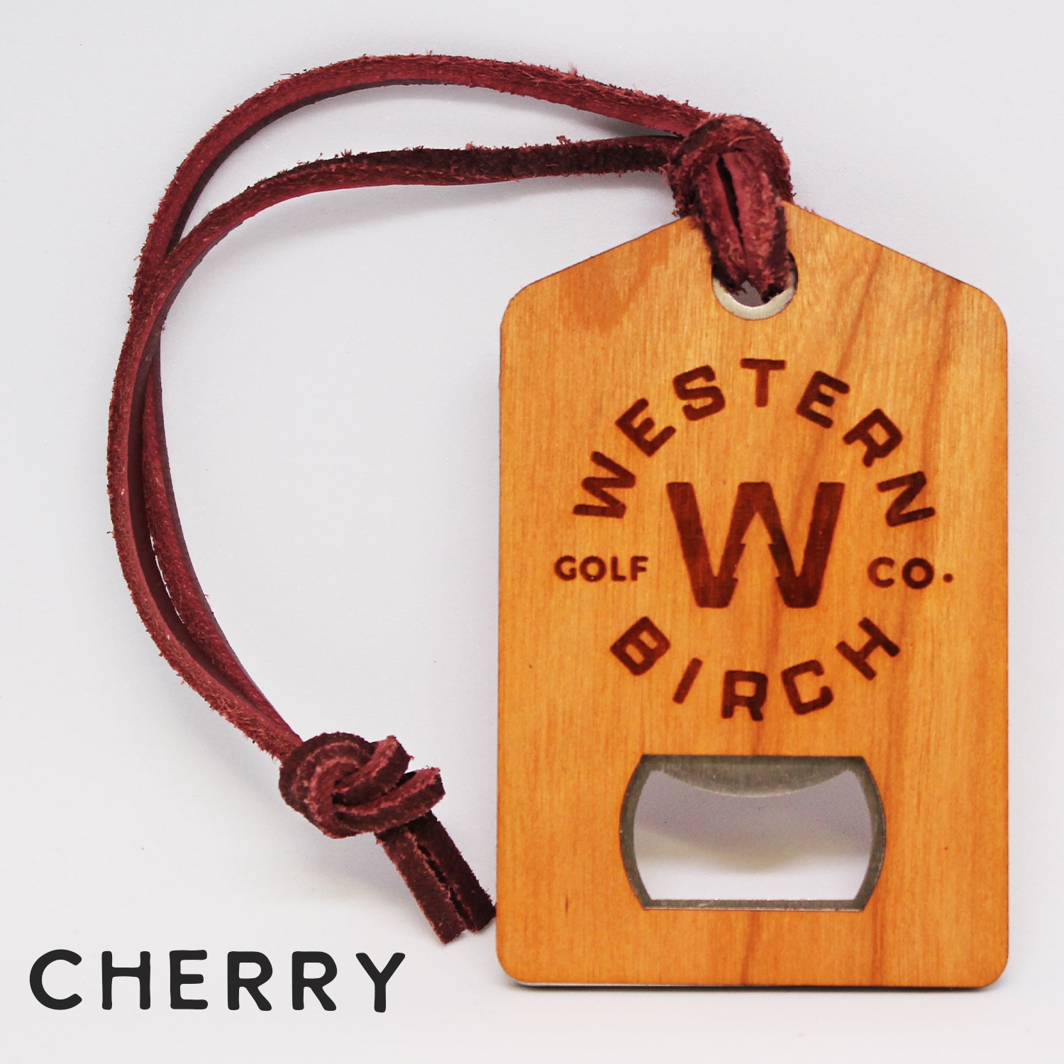 Personalized Maple or Cherry Bag Tag with Bottle Opener – Western Birch ...