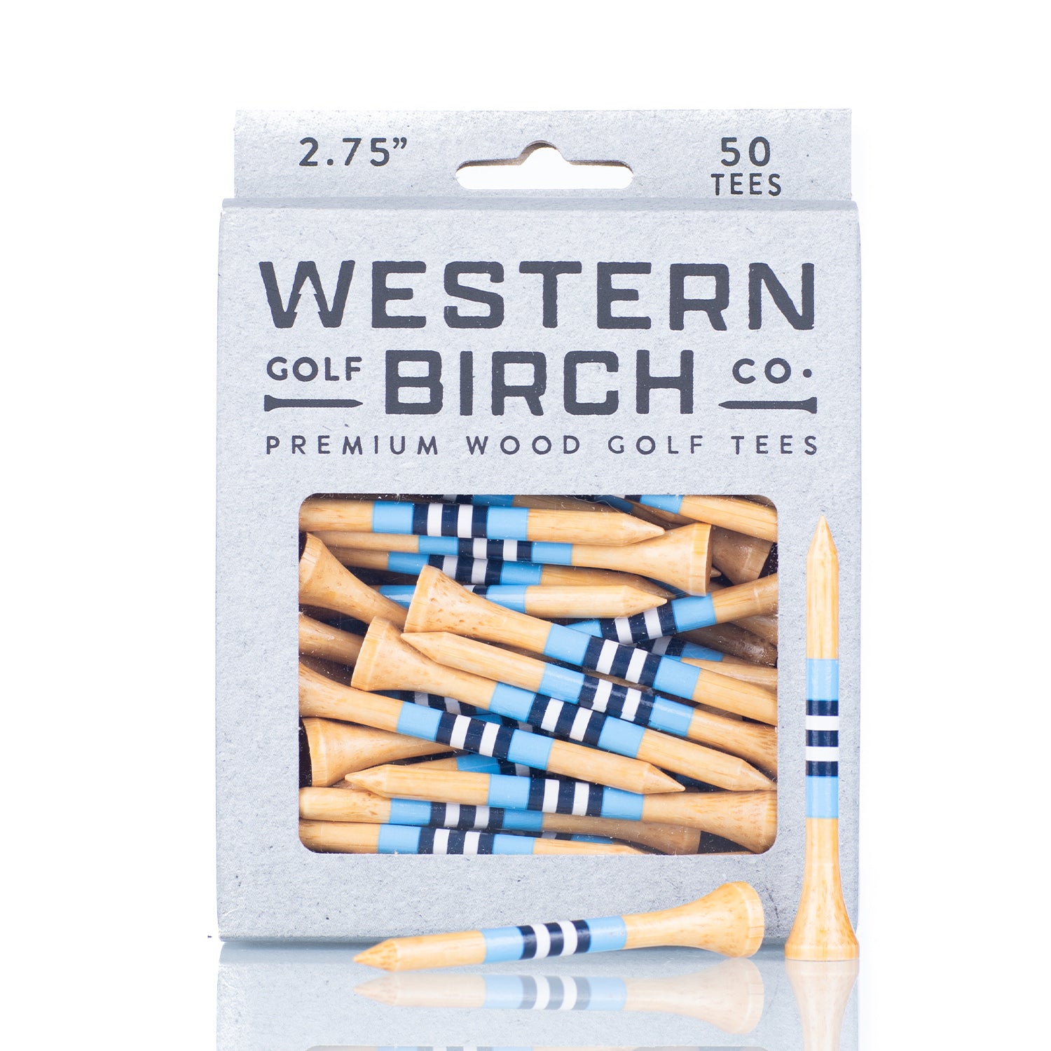 "Bel Air" Signature Striped Golf Tee – Western Birch Golf Company