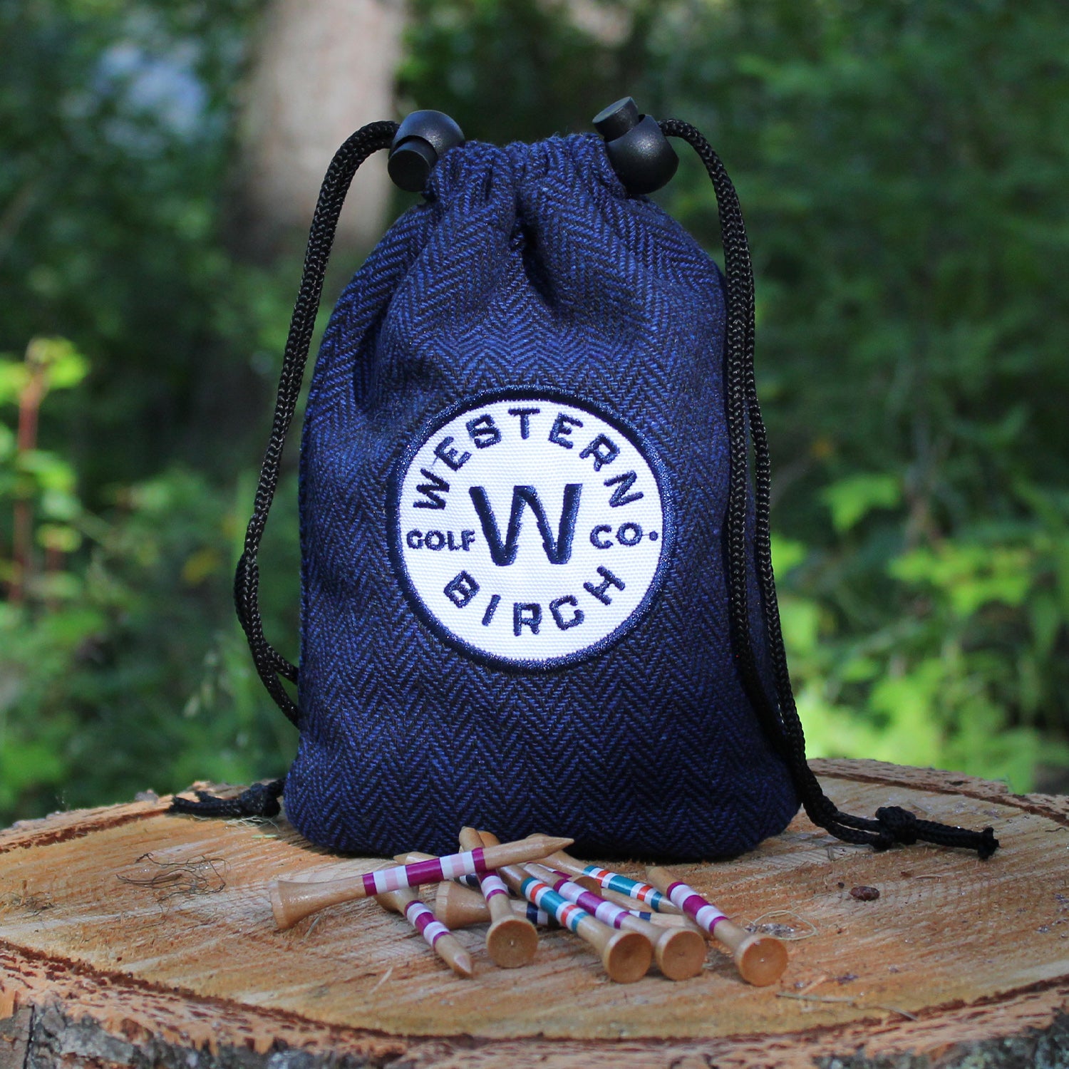 Western Birch valuable pouch & box of tees – Western Birch Golf Company