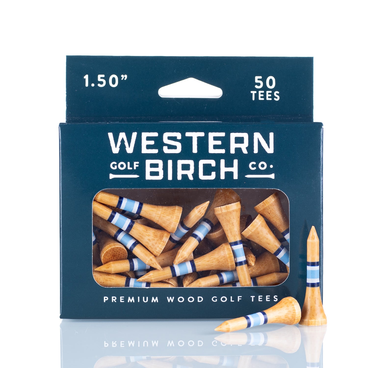 "Bel Air" 1.50" Bamboo Shortee – Western Birch Golf Company