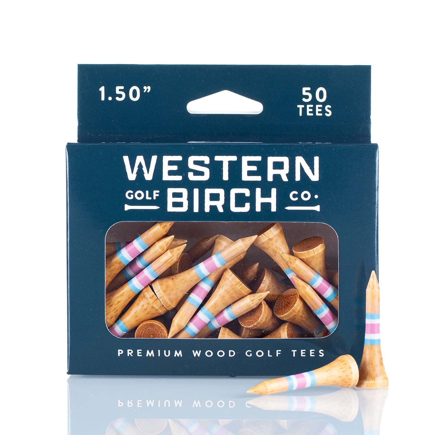 "DeVille" 1.50" Bamboo Shortee – Western Birch Golf Company