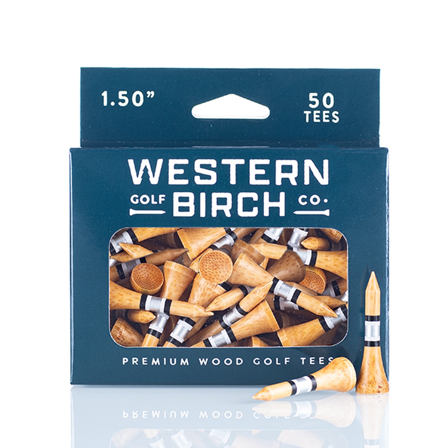 "Viper" 1.50" Bamboo Shortee – Western Birch Golf Company