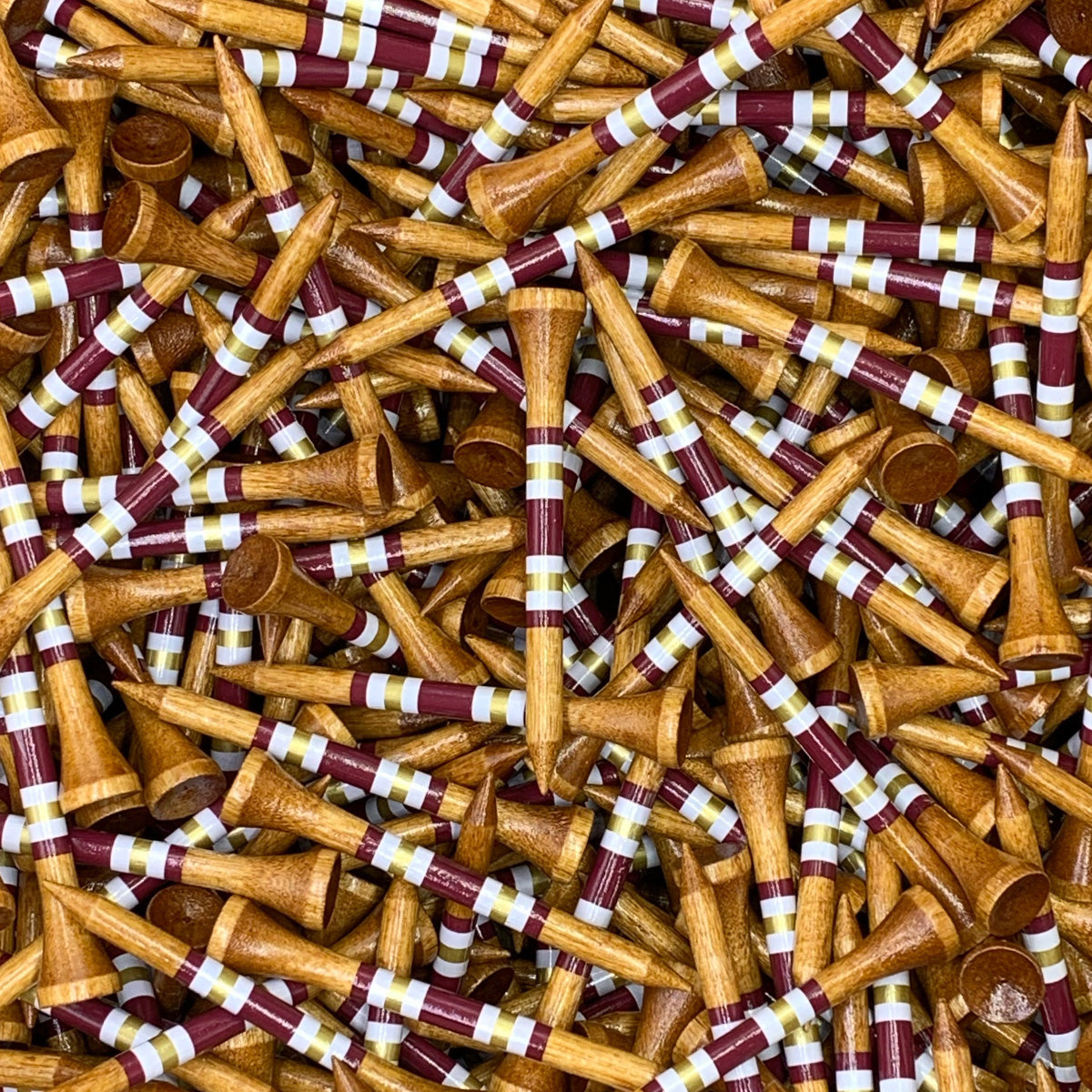 "Prime Time" Striped Golf Tee – Western Birch Golf Company